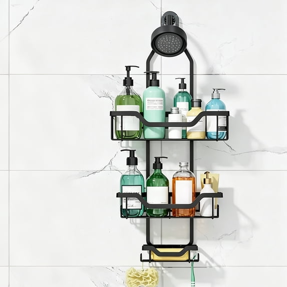 Bawilom Bathroom Shower Holders For Shower Head Storage Rack For ...