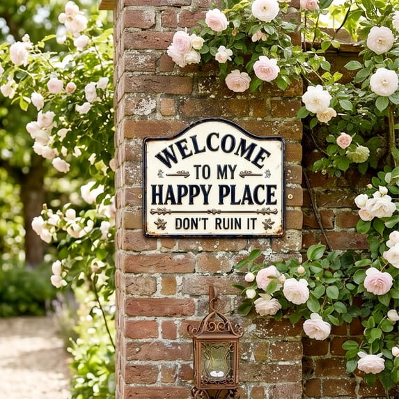 Bawilom Funny Welcome Signs Decorative Wall Plaques 3 Styles Rustics ...