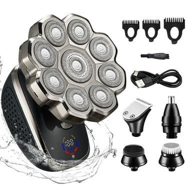 Remington Balder Boss XR7120 Electric Head Shaver, Wet/Dry Razor, Dual ...