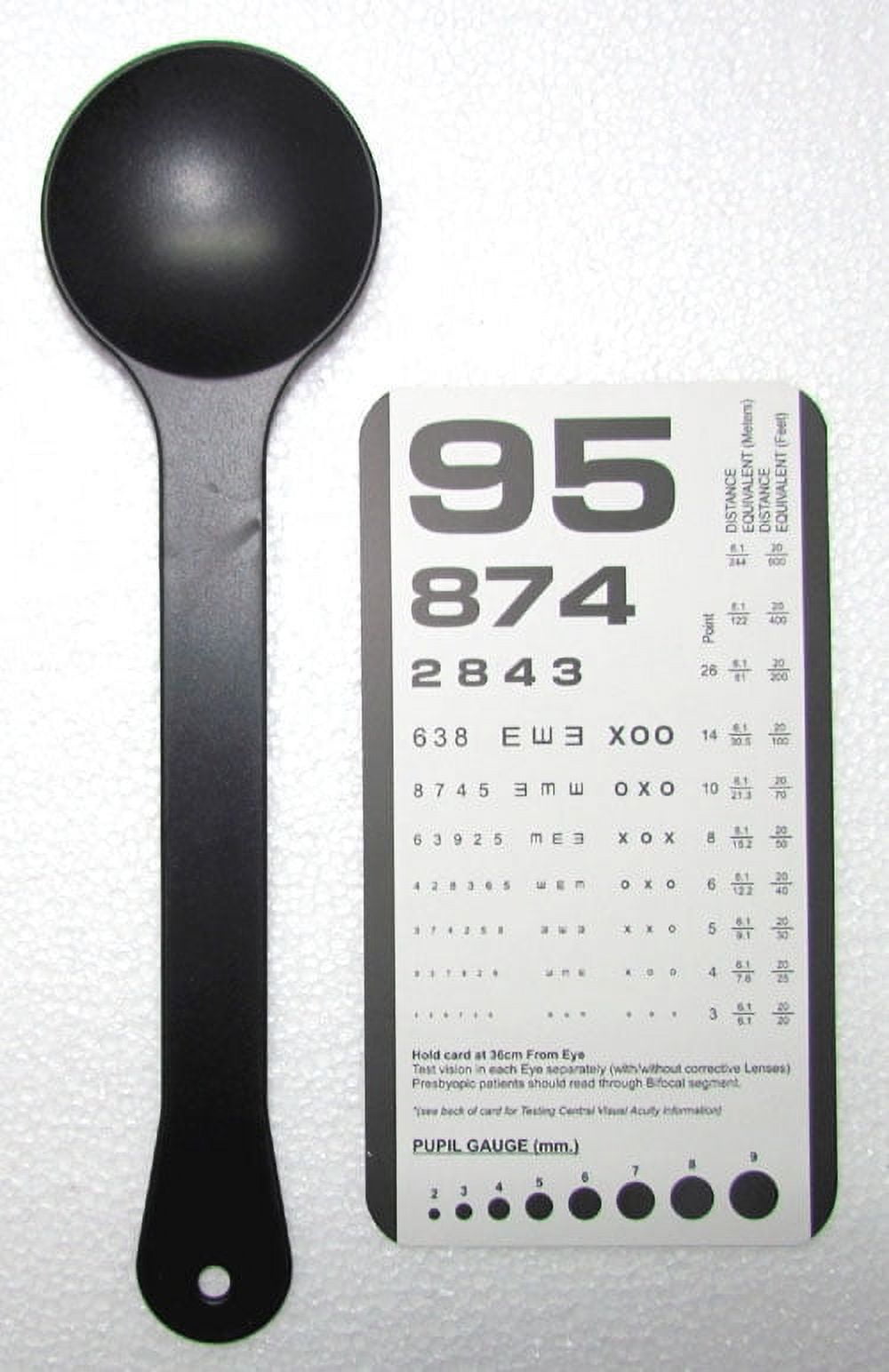 Bawsh Rosenbaum Pocket Eye Chart with Eye Occluder - Walmart.com