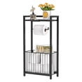 Baxikayon Freestanding Toilet Paper Holder Stand with Storage Shelf, 3 ...