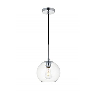 Baxter 1 Light Brass Pendant With Clear Glass - Walmart.com