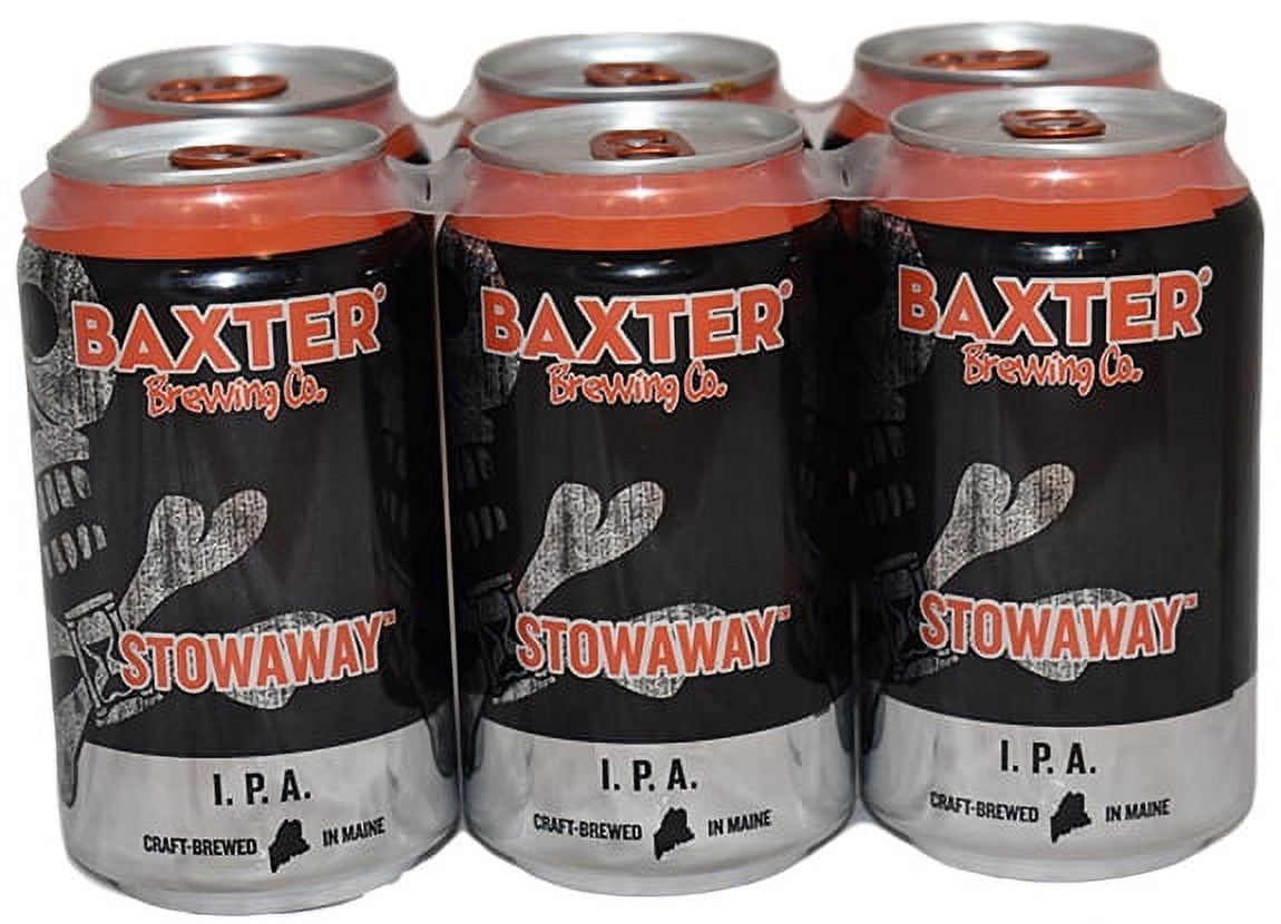Baxter Brewing Co, Stowaway Craft IPA Beer, 6 Pack, 12 fl oz - Walmart.com