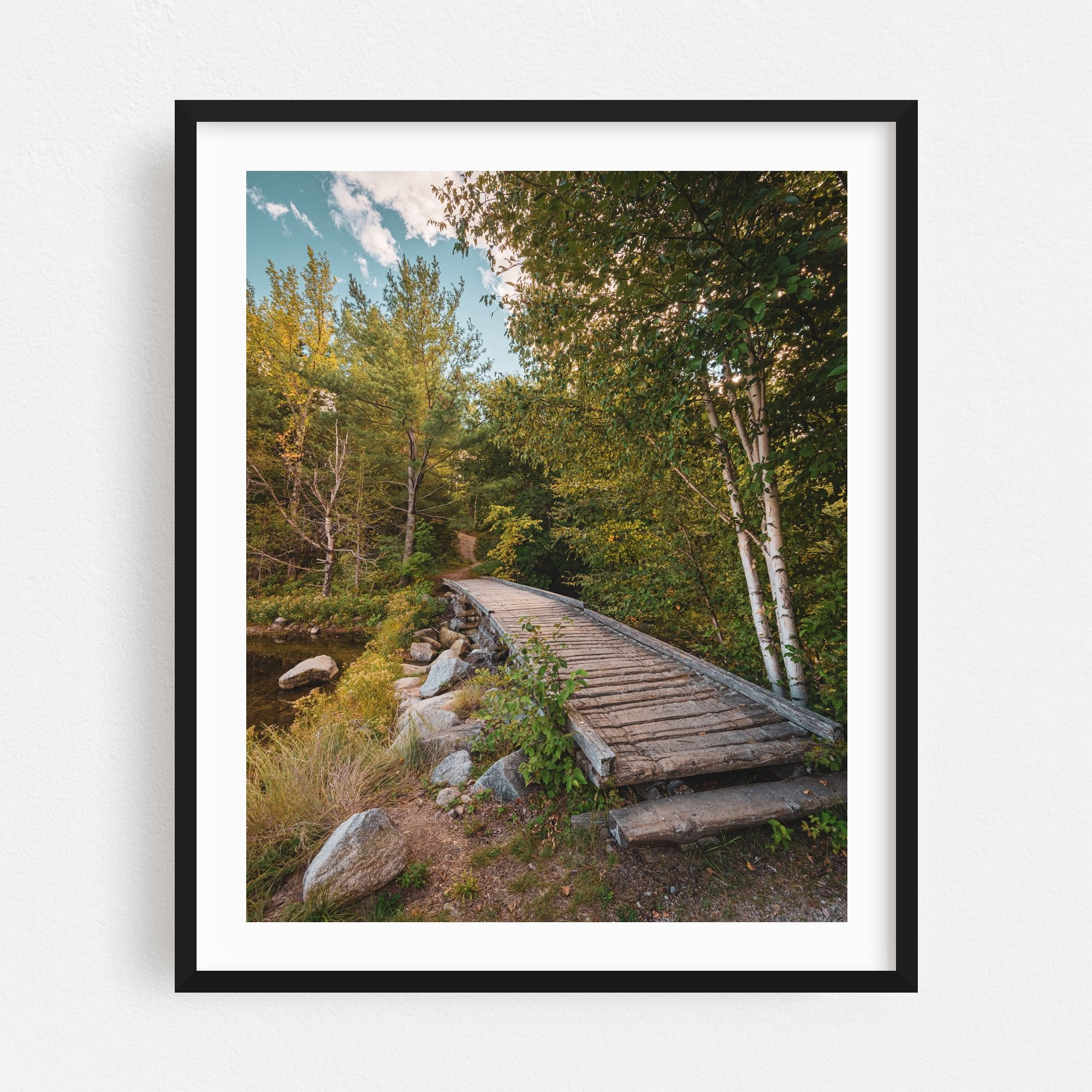 Baxter Bridge - Greenville Maine Photography Nature Bridge Forest ...