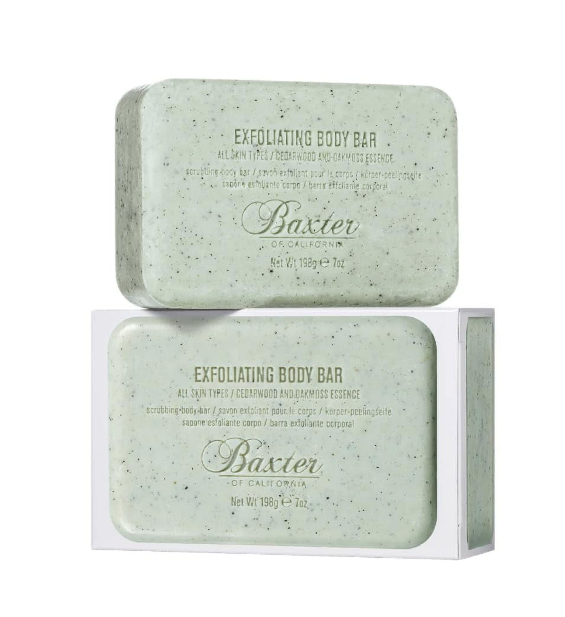 Baxter of California Exfoliating VTF5 Body Bar Soap for Men with ...