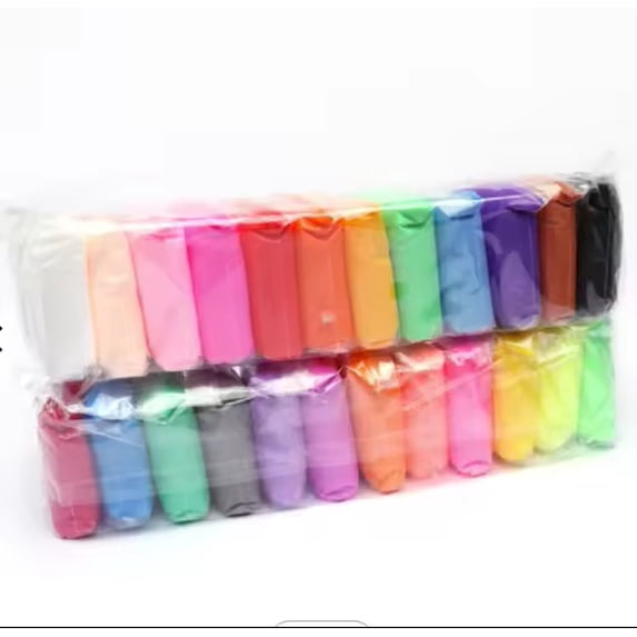 Baxter Learns to Save Air Dry Clay for Kids – 24-Piece Colorful ...