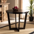 Free Shipping! Baxton Studio Alayna 35-Inch Round Dark Brown Wood ...