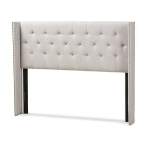 Baxton Studio Ginaro Modern And Contemporary Greyish Beige Fabric ...
