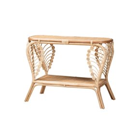 bali & pari Lombok Rattan BOHO Console Tables, Natural Brown - Walmart.com