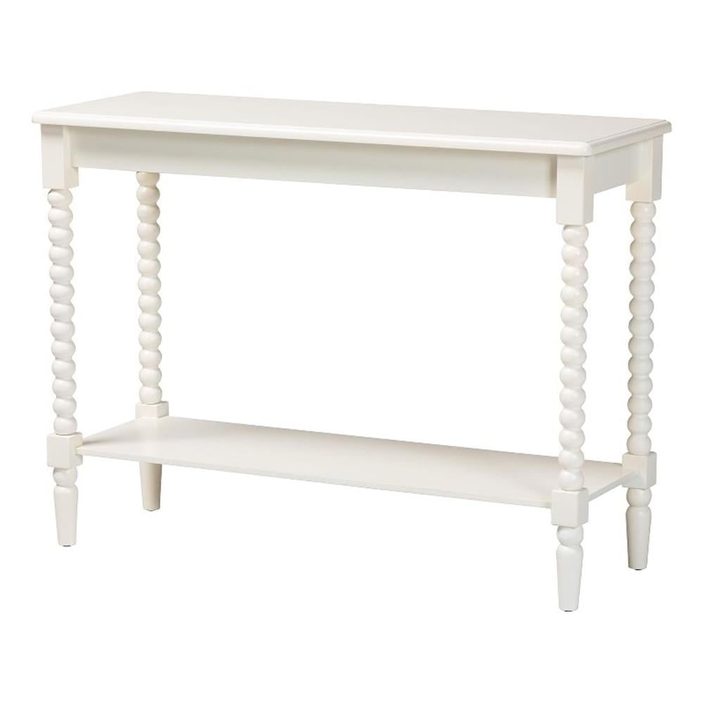 Baxton Studio Bayard Console Table with Bobbin Legs - Spindle Leg ...