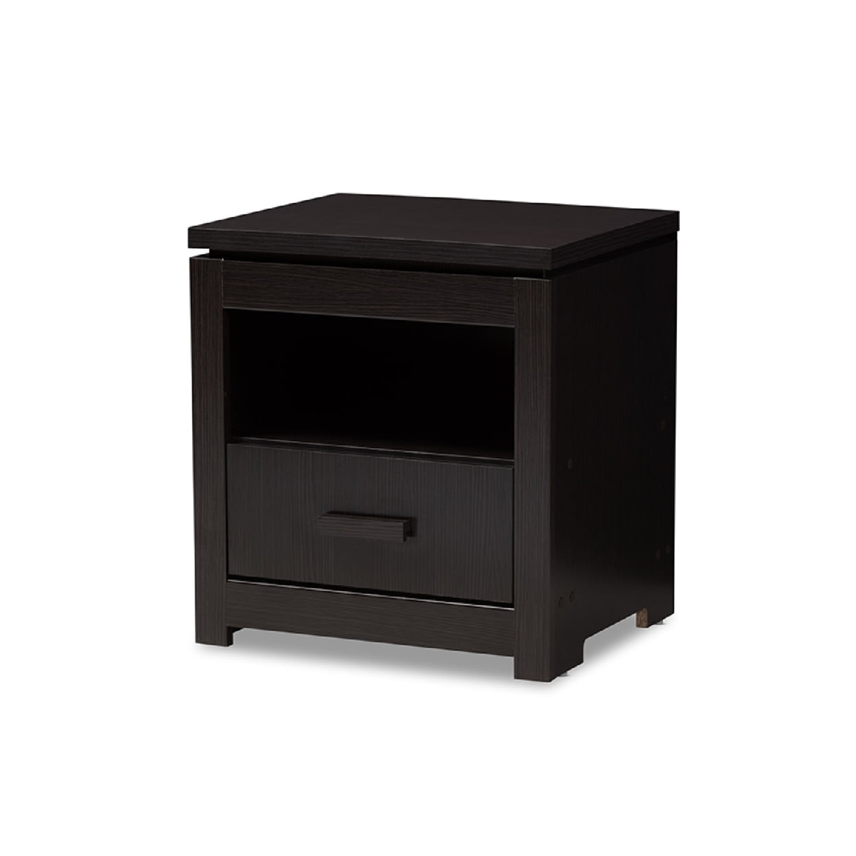 Baxton Studio Bienna Modern and Contemporary Wenge Brown Finished 1 ...