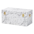 Baxton Studio Brenta Storage Trunk - Decorative Organizer Chest ...