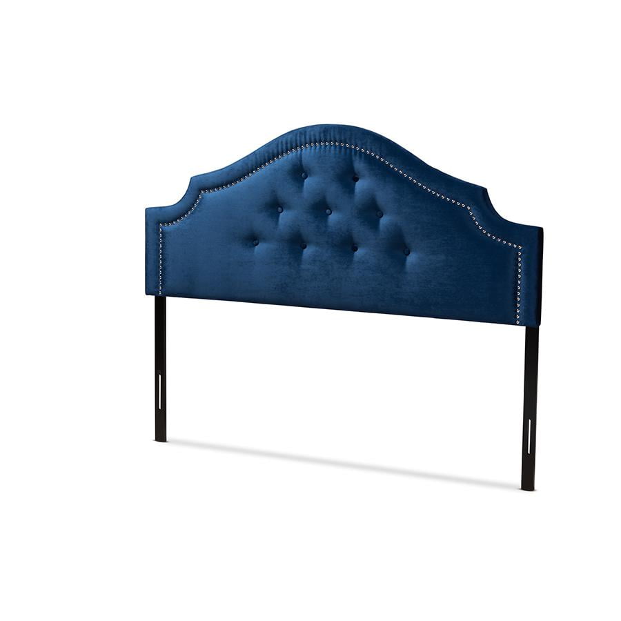 Baxton Studio Cora Modern and Contemporary Royal Blue Velvet Fabric ...