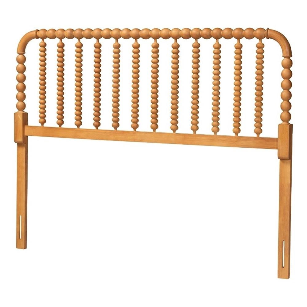 Baxton Studio Finley Turned Bobbin Headboard Crafted Wood Panel Full ...