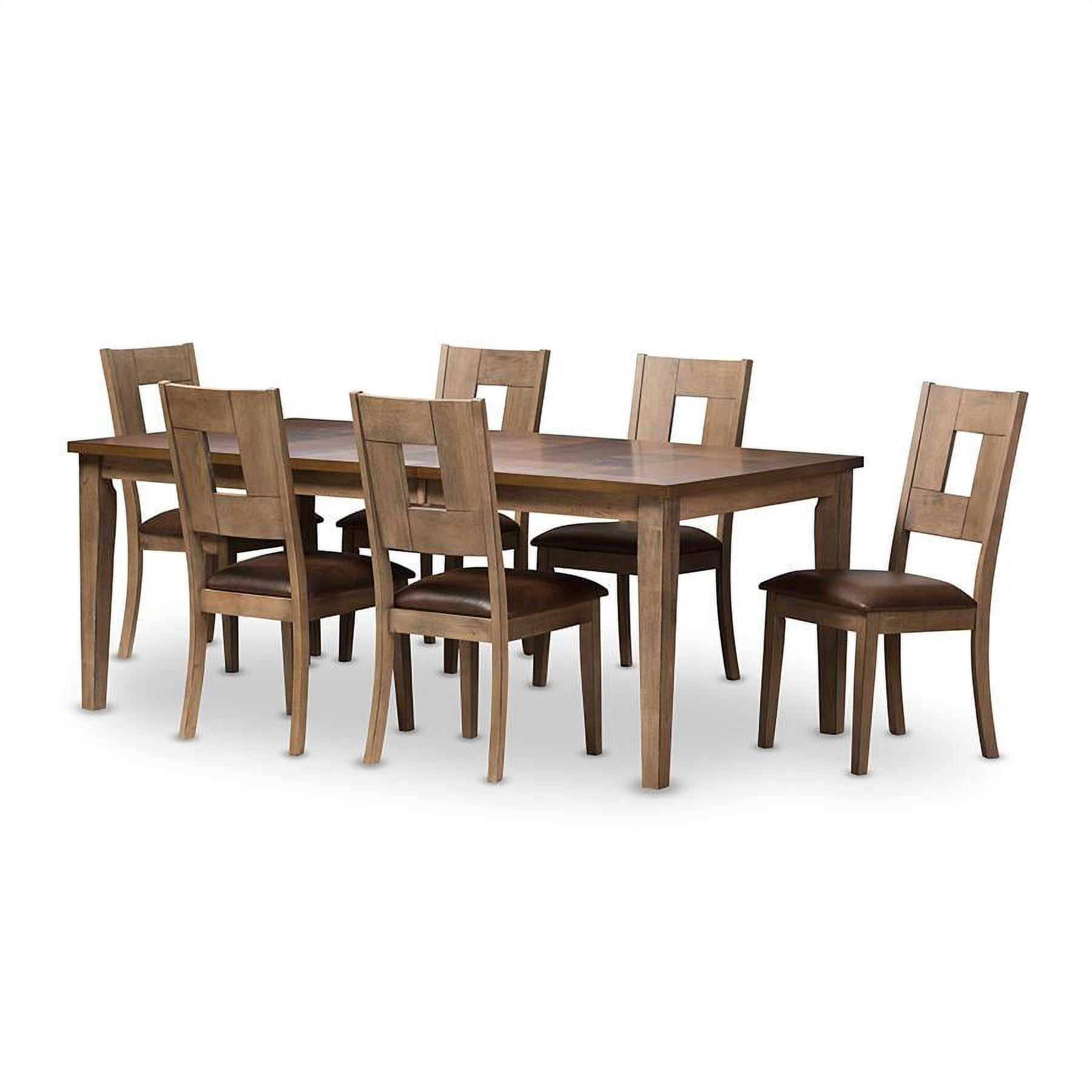 Baxton Studio Gillian Shabby Chic Country Cottage Weathered Grey and ...