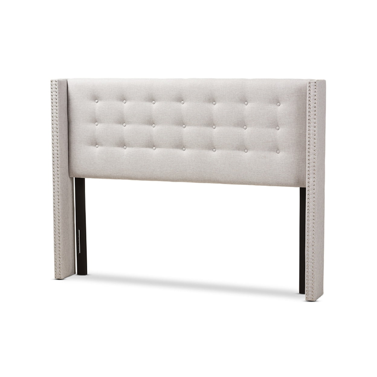 Baxton Studio Ginaro Modern And Contemporary Greyish Beige Fabric ...