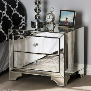Night Stands Mirrored Nightstands in Nightstands Walmart