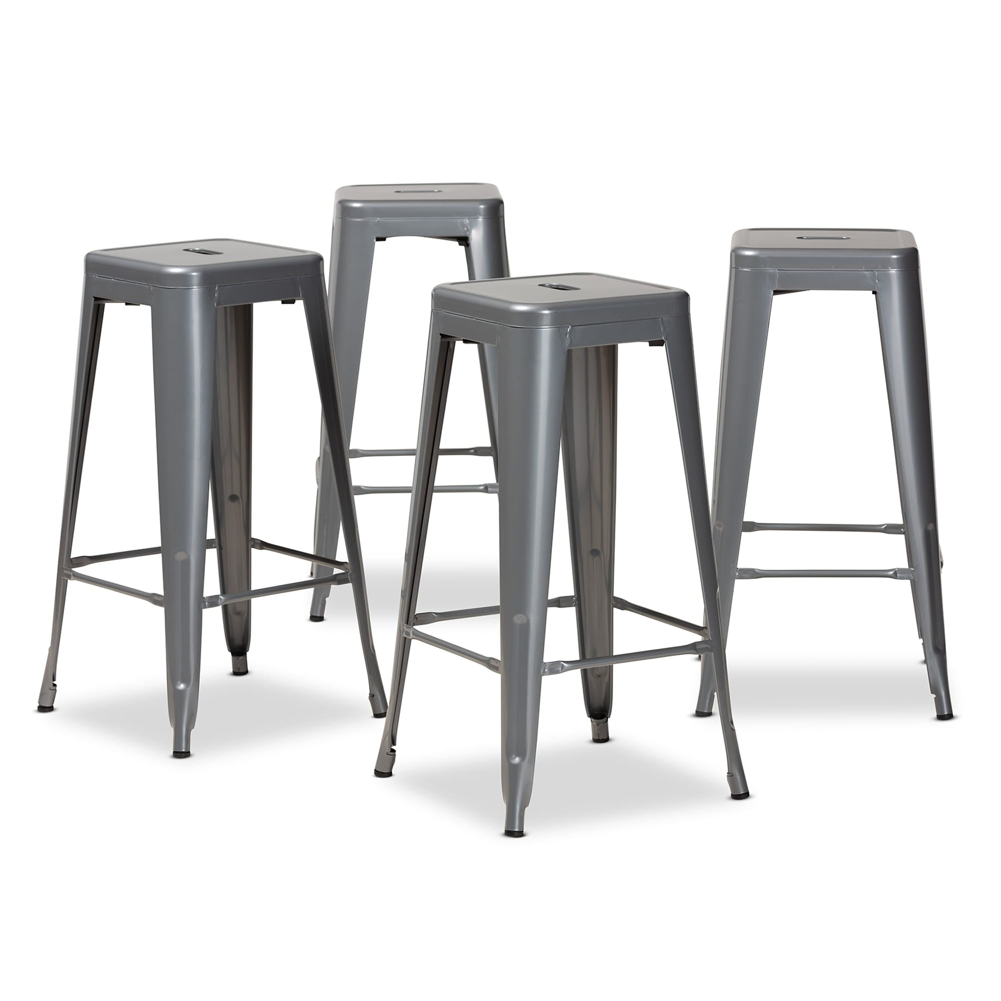 Baxton Studio Horton Modern and Industrial Styled Stackable Metal Bar ...