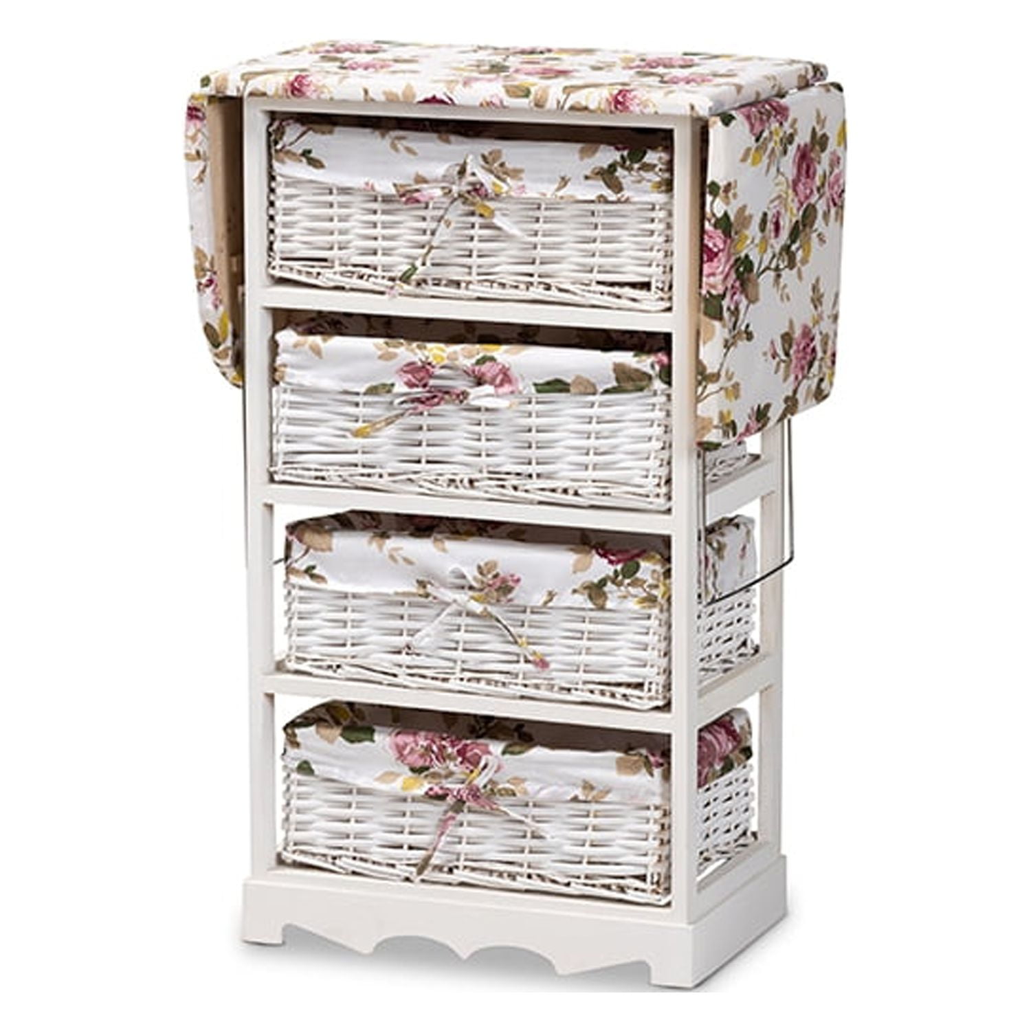 Baxton Studio Lacole Modern and Contemporary Multi-Colored Fabric ...