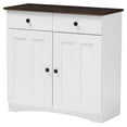 Baxton Studio Lauren Modern and Contemporary 2-Tone White and Dark ...