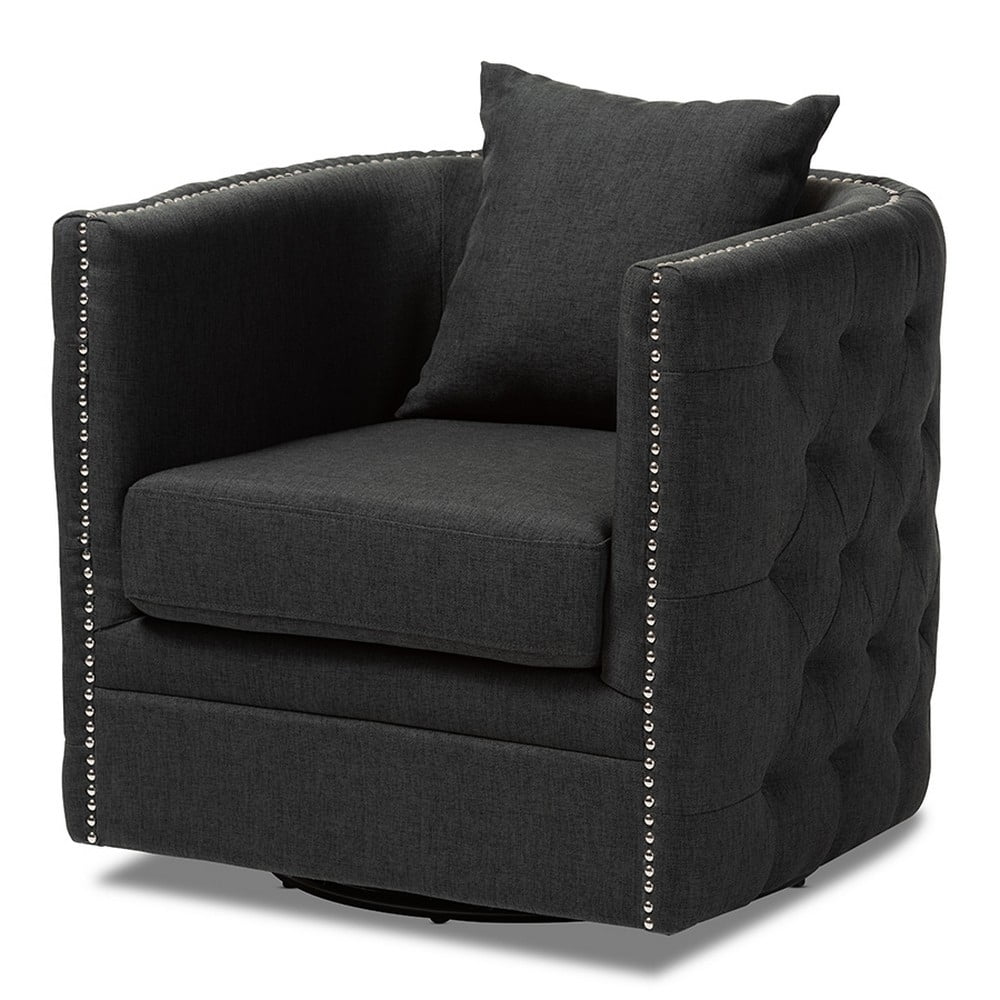 Baxton Studio Micah Modern and Contemporary Grey Fabric Upholstered ...