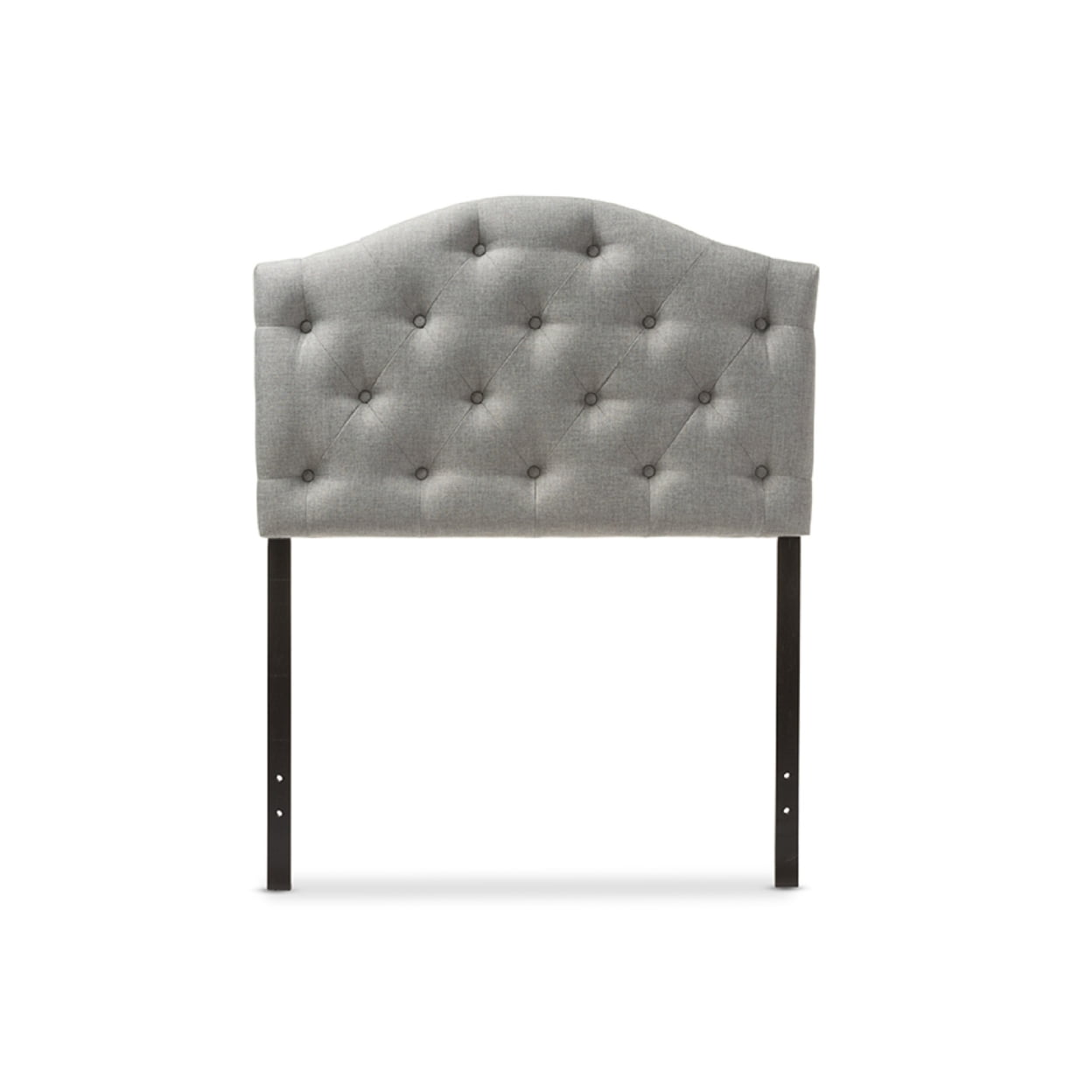 Baxton Studio Myra Modern and Contemporary Grey Fabric Upholstered ...