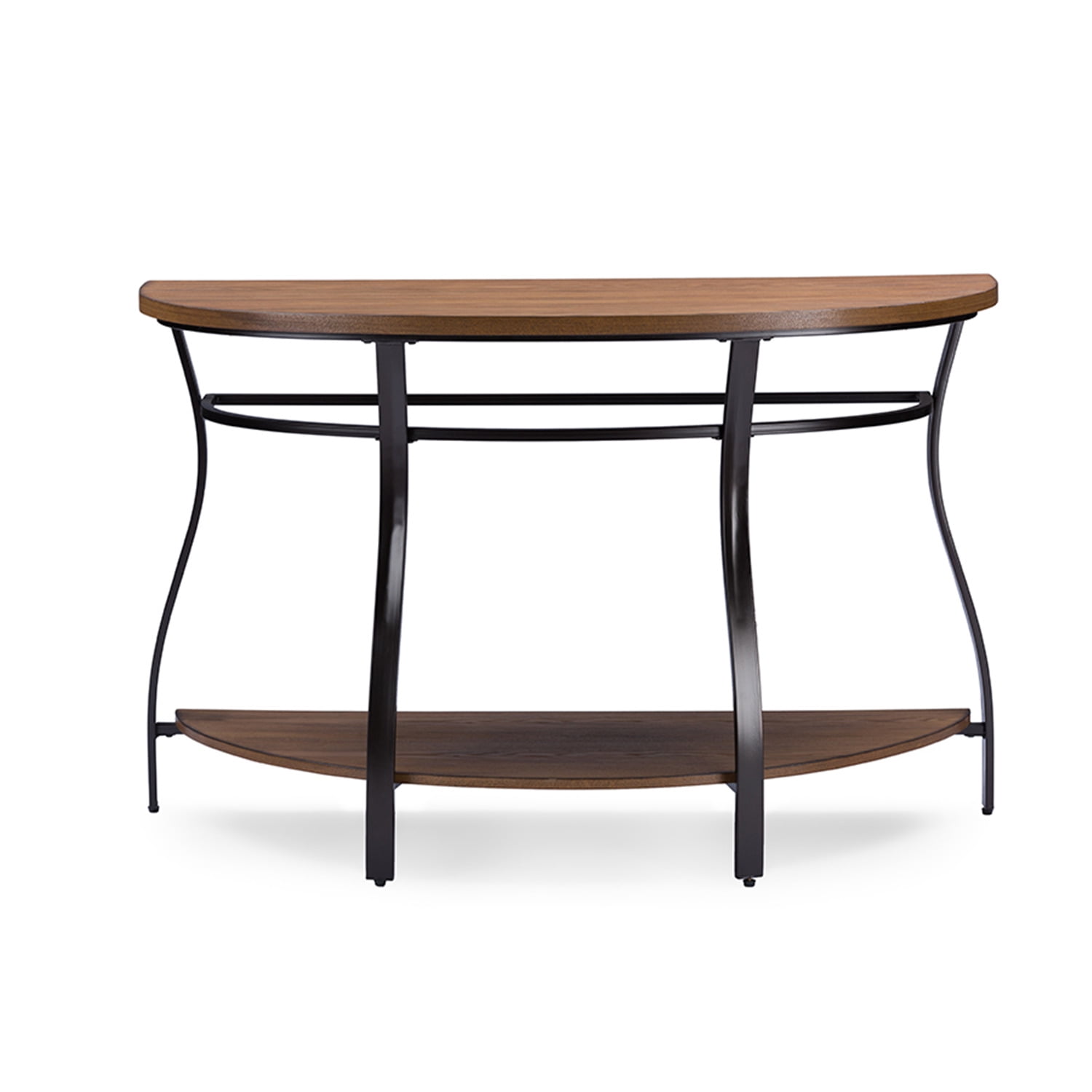 Baxton Studio Newcastle Wood and Metal Console Table - Walmart.com