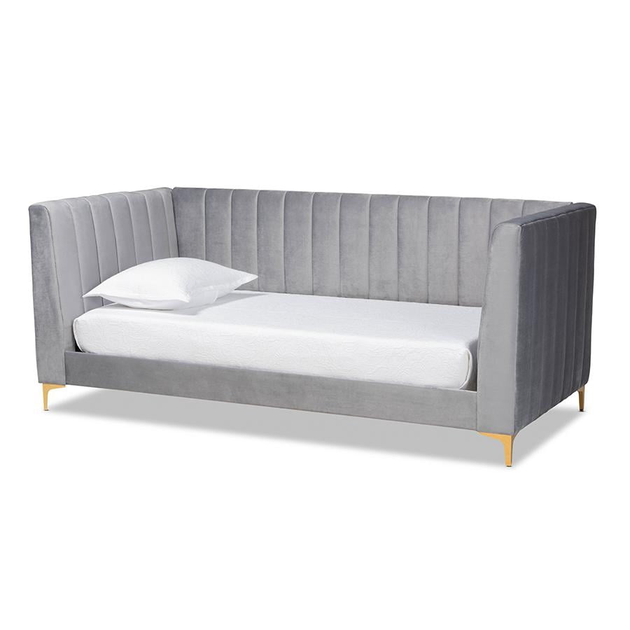 Baxton Studio Gold Finished Twin Size Daybed - Walmart.com