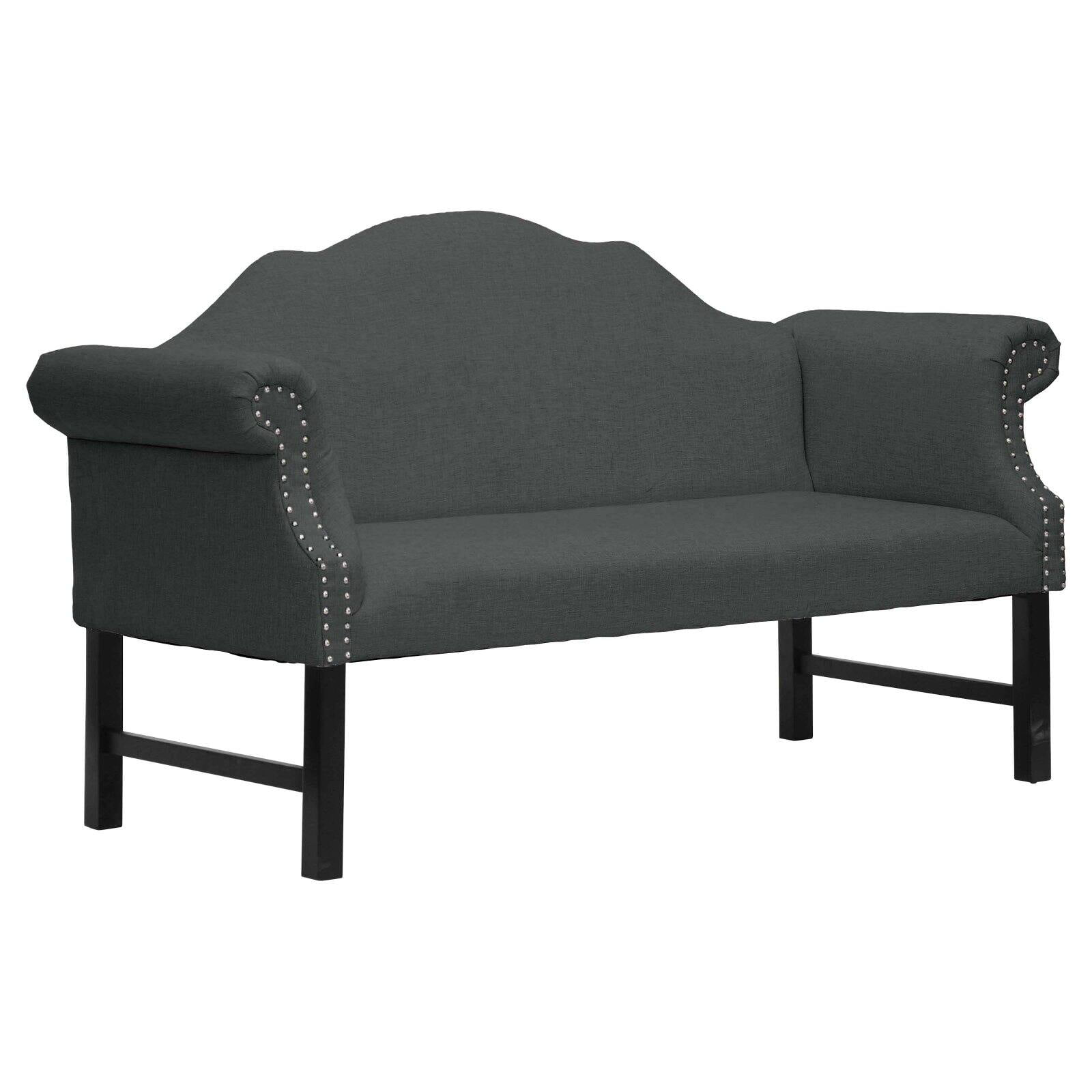 Baxton Studio Pryor Linen Modern Loveseat Bench - Walmart.com