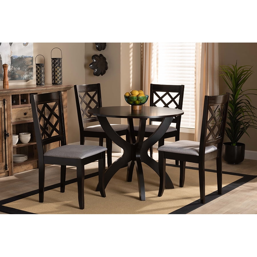 Baxton Studio Savina Modern and Contemporary Grey Fabric Upholstered ...