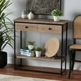 Free Shipping! Baxton Studio Silas Modern Industrial Console Table with ...