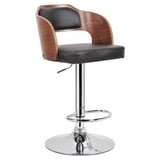 Baxton Studio Sitka Adjustable Bar Stool - Walmart.com