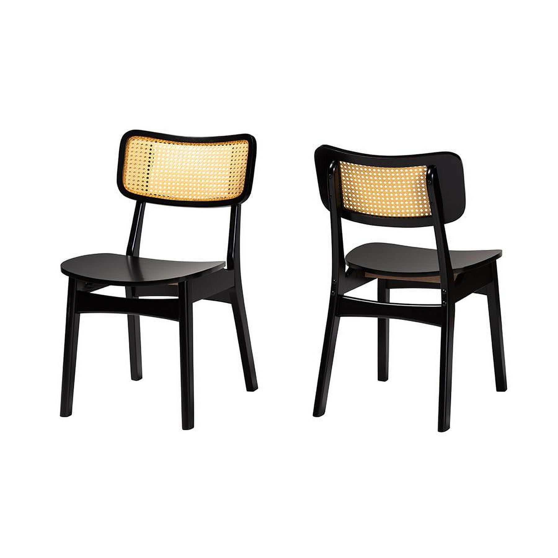 Baxton Studio Tafari Indoor Room Dining Kitchen Furniture, Dark Brown ...