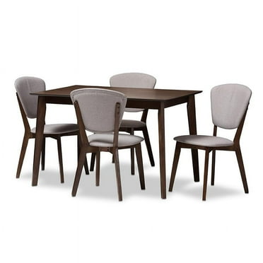 Signature Design by Ashley Wood Square Kitchen Table with Bar Stools ...