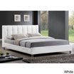 Baxton Studio Madison Modern Bed with Upholstered Queen Headboard ...