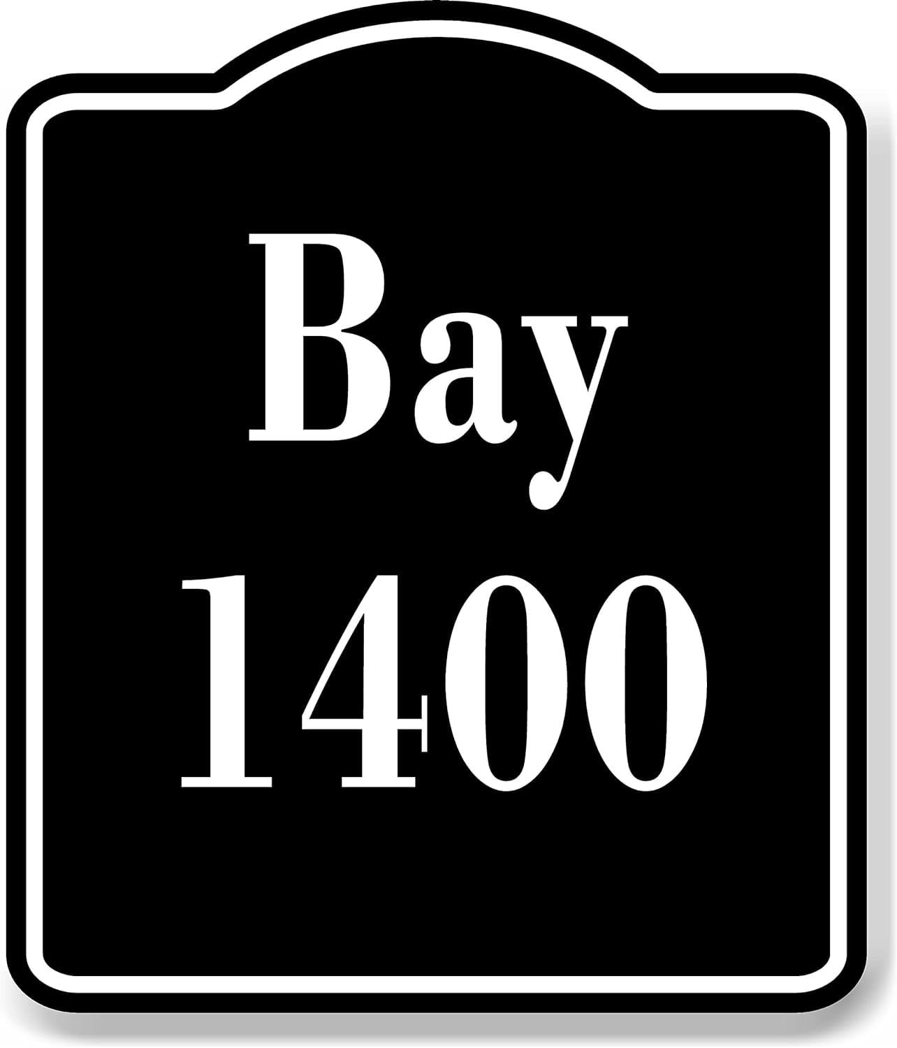 Bay 1400 Bin BLACK Aluminum Composite Sign, 20"x24" - Walmart.com