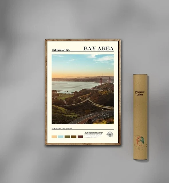 Bay Area Print, Bay Area Wall Art, Bay Area Poster, Bay Area Photo NO ...