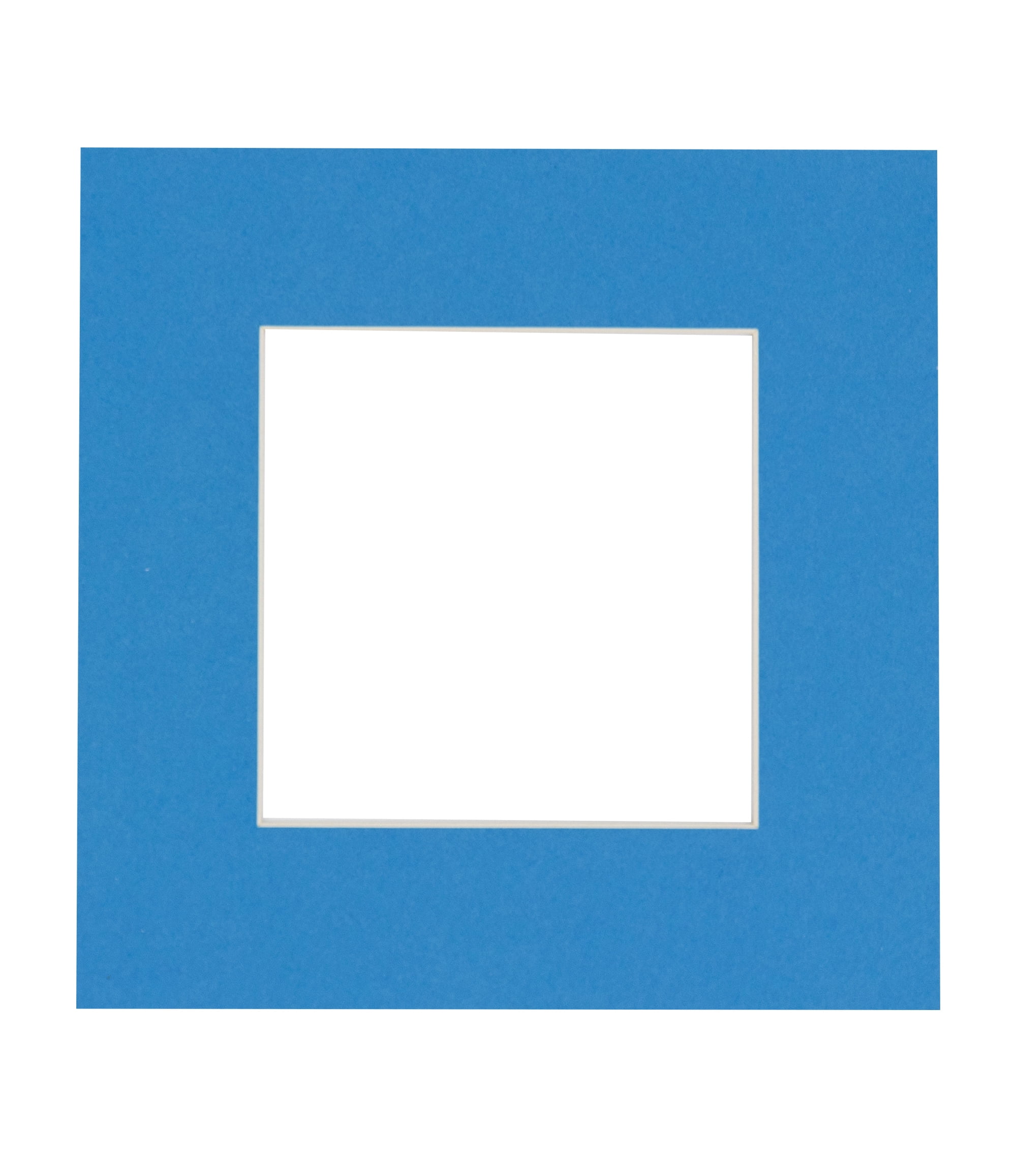 Bay Blue Acid Free 16x16 Picture Frame Mats with White Core Bevel Cut ...