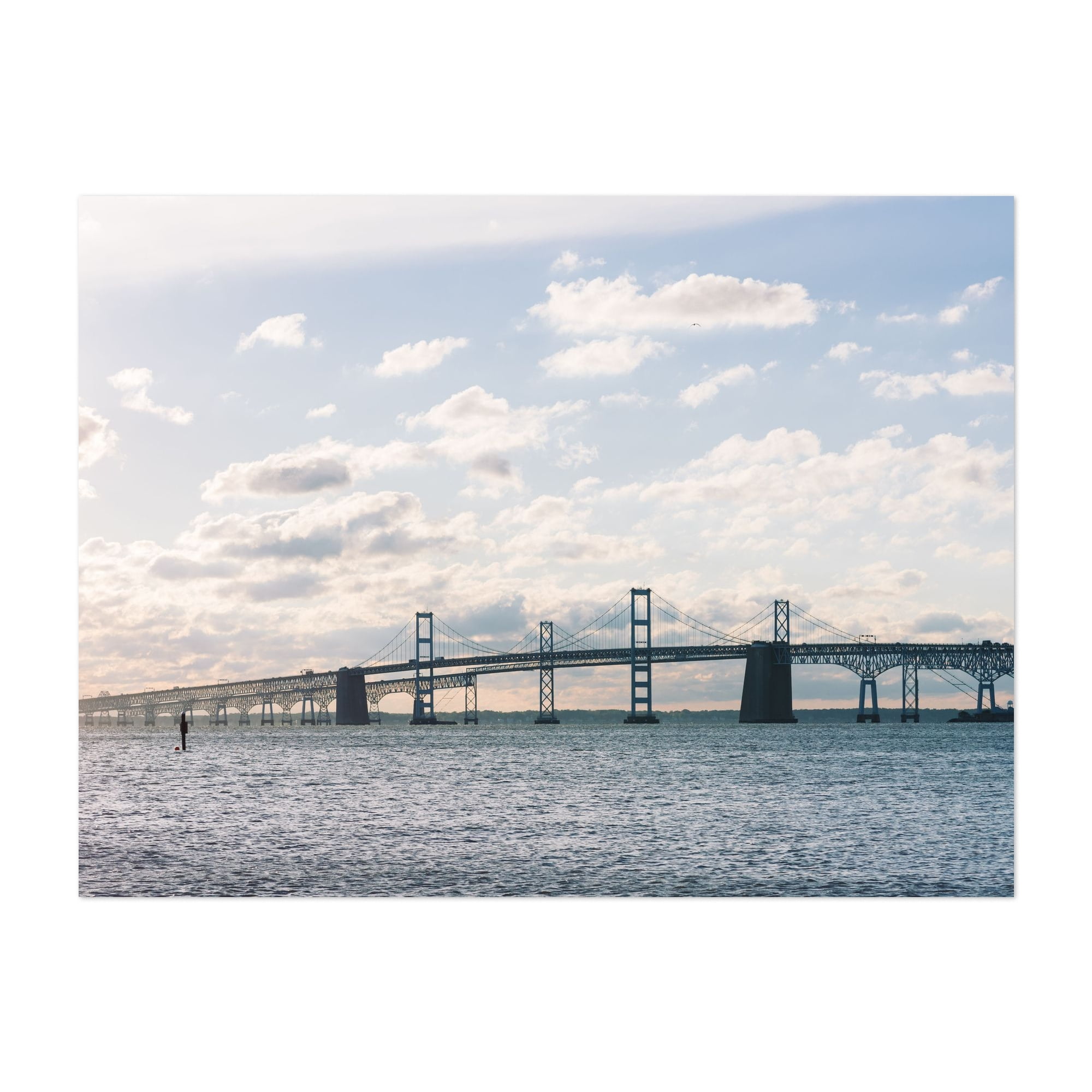 The Bay Bridge - Annapolis Maryland Photography Bridge Water Landscape ...