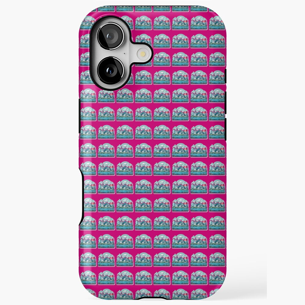 Bay & Front Canada Minimalist Watercolor Cityscape Sticker Repeat 3 ...