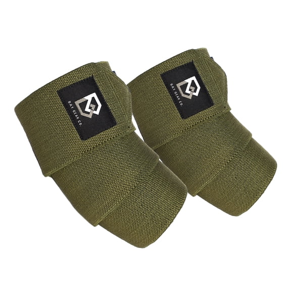 Gymreapers Weightlifting Elbow Wraps (1 Pair) - Flexible 40'' Elbow ...