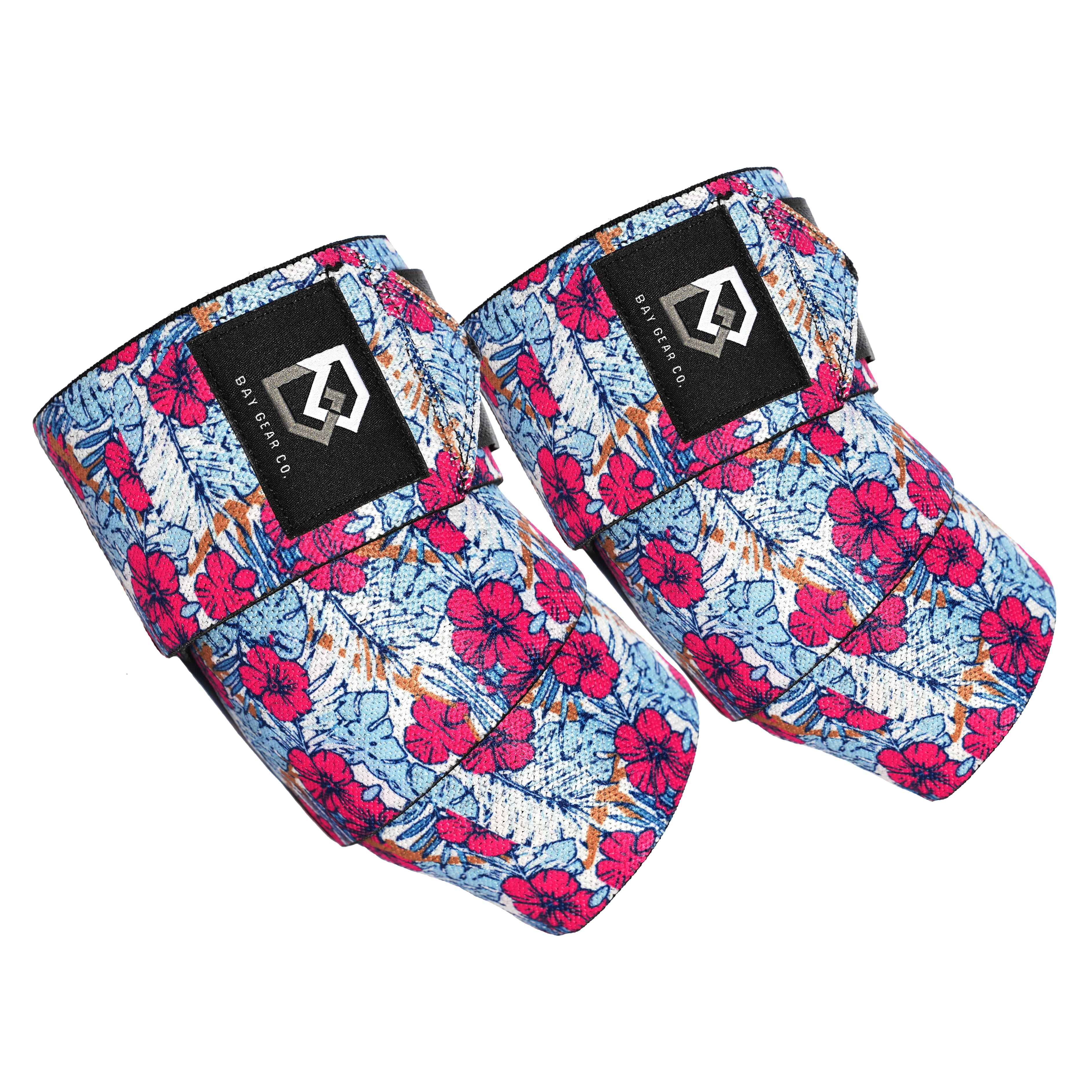 Bay Gear Co. Weightlifting Elbow Wraps (1 Pair) - Flexible Elbow ...