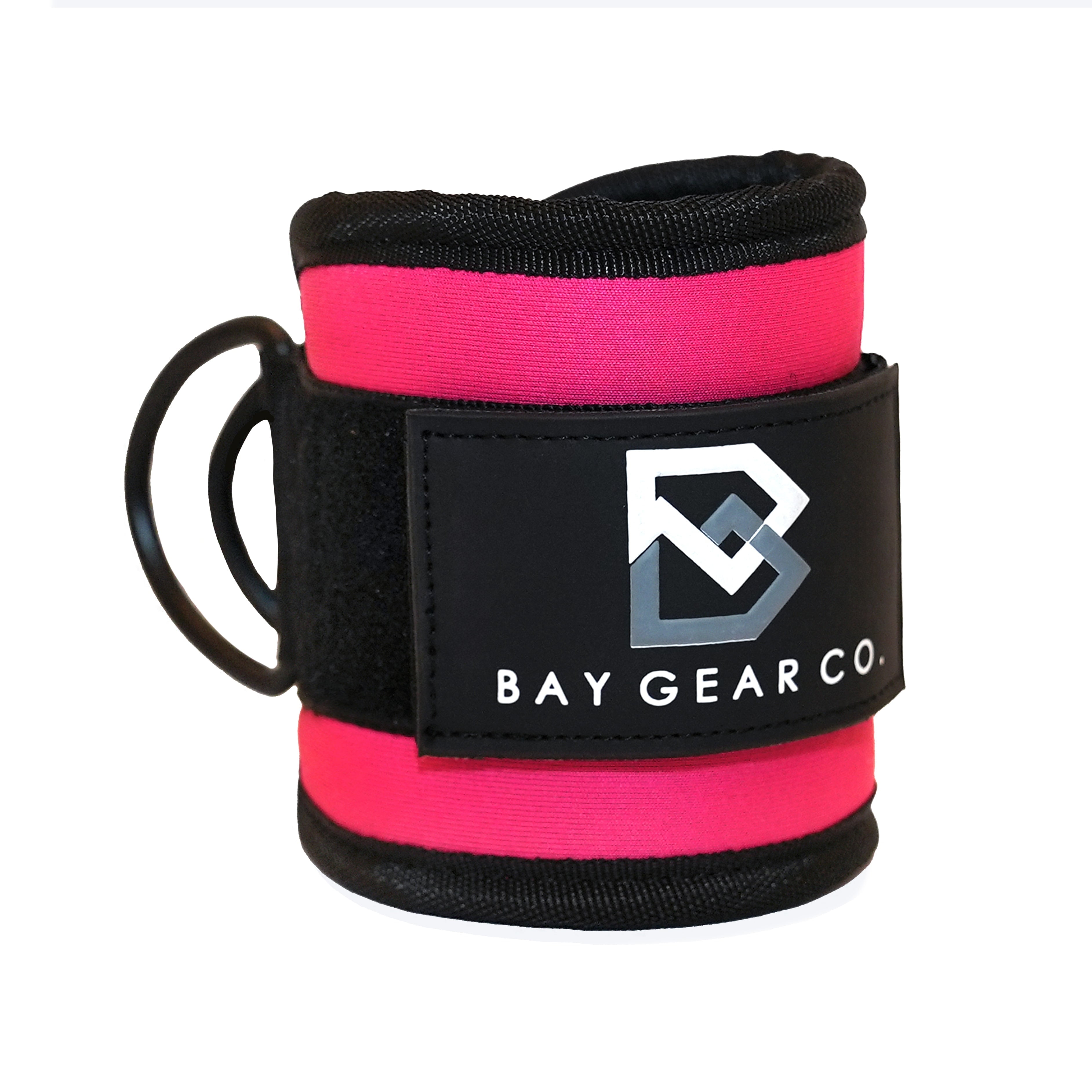 Bay Gear Co. Workout Ankle Straps for Cable Machine Women, Pink ...
