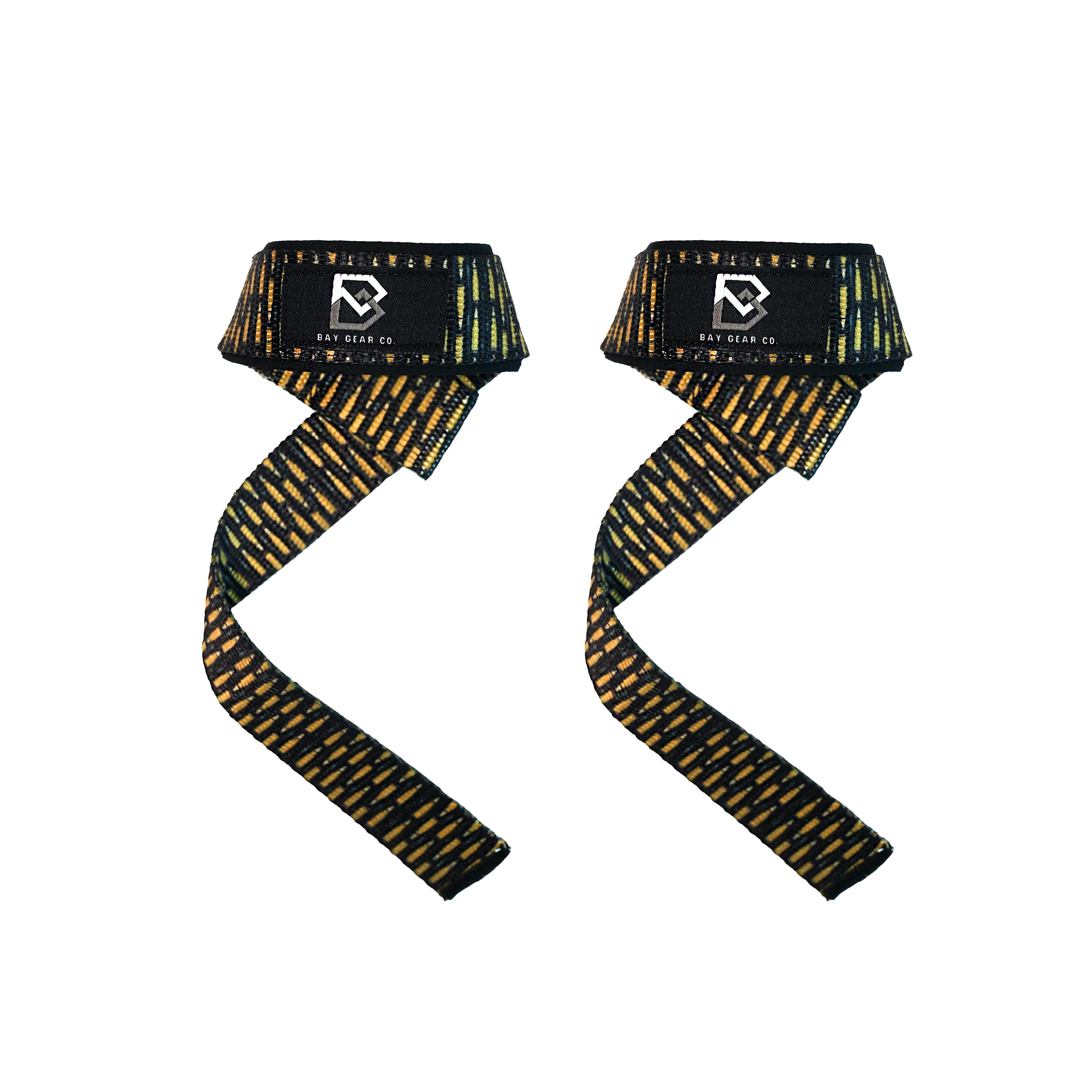 Bay Gear Co. Wrist Straps for Weightlifting - 1 Pair Cotton Lifting ...