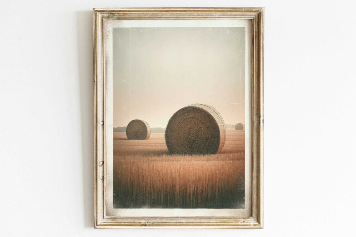 Bay Hale Print, Countryside Wall Decor, Farmhouse Wall Art, Country ...