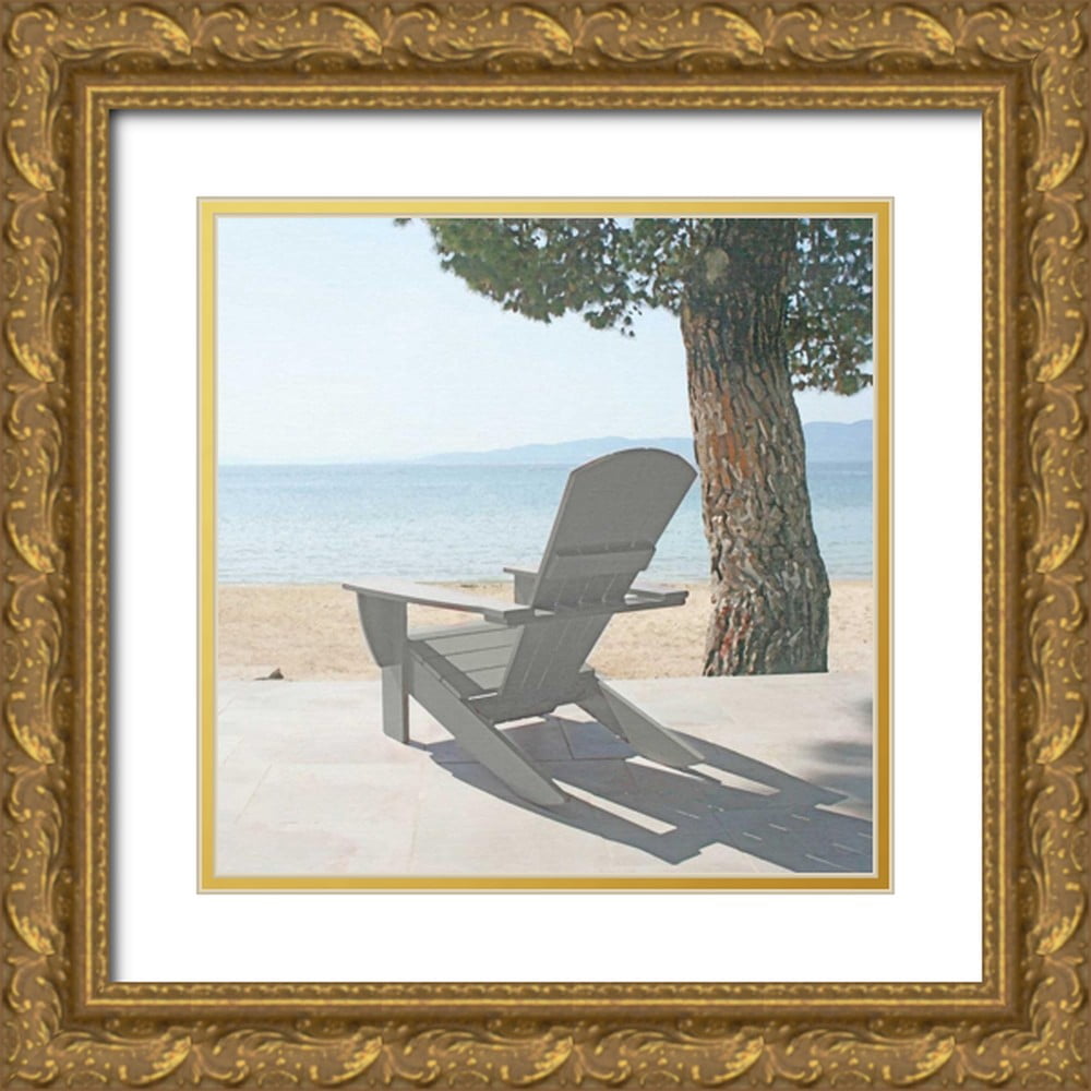 Bay, Noah 12x12 Gold Ornate Wood Framed with Double Matting Museum Art ...