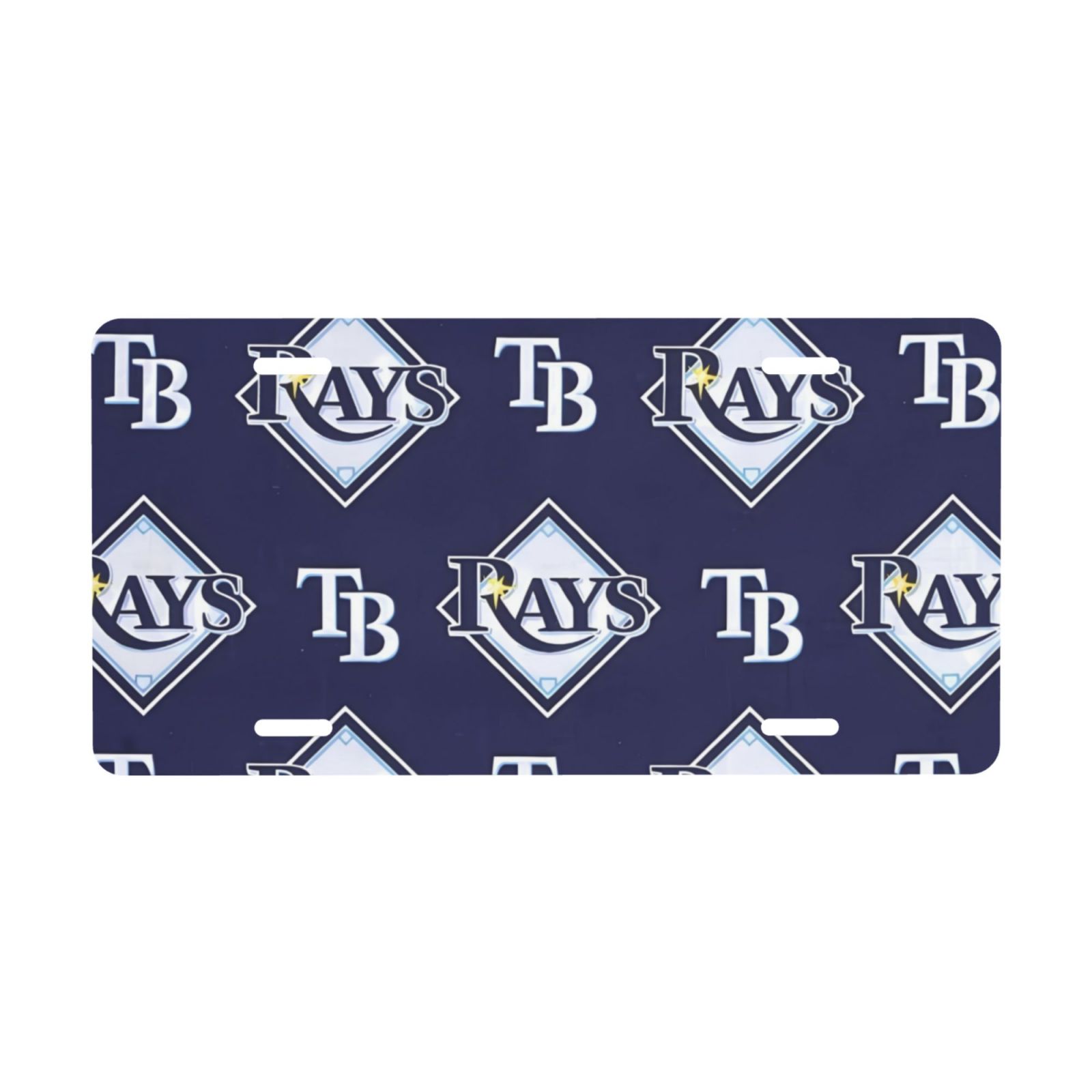 Bay_Rays Baseball Team Customized Car Decoration License Plate Aluminum ...