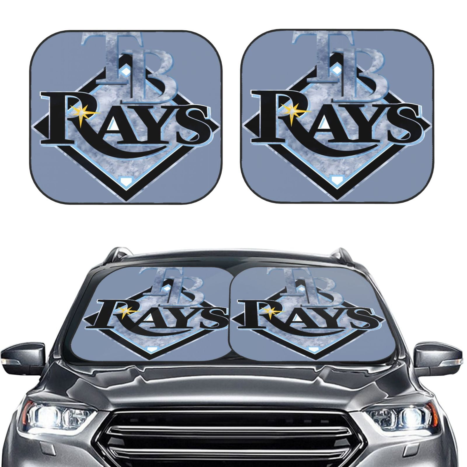 Bay_Rays Car Windshield Sun Shade Foldable Front Windshield Shade for ...