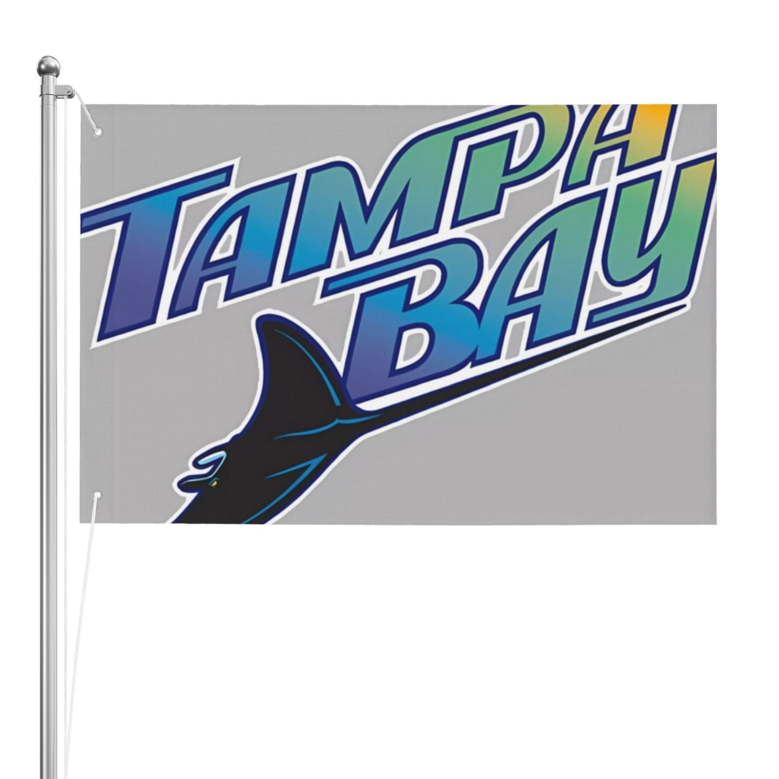 Bay_Rays Three Layer personalized Double Sided Flag Football Fans ...