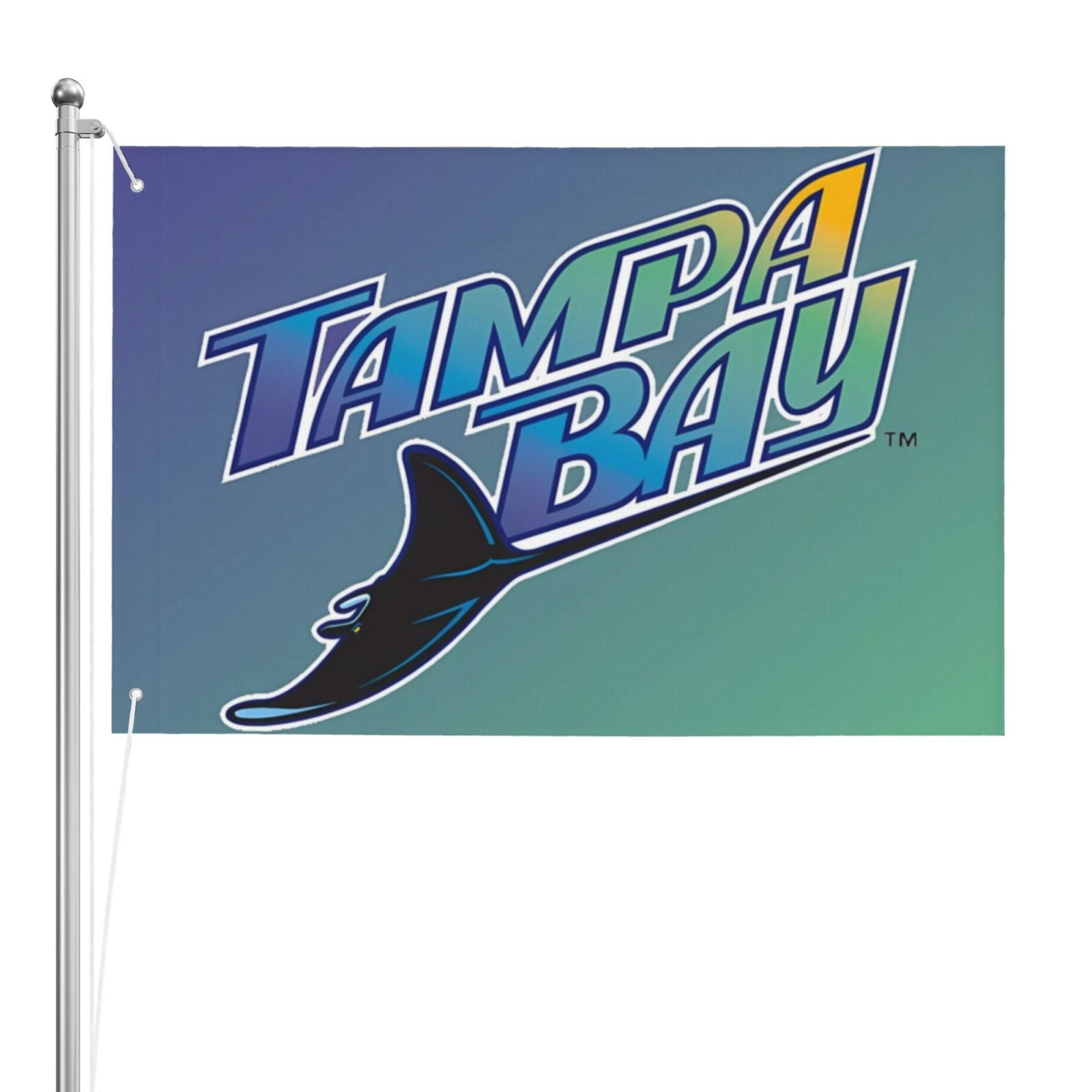 Bay_Rays Three Layer personalized Double Sided Flag Football Fans ...